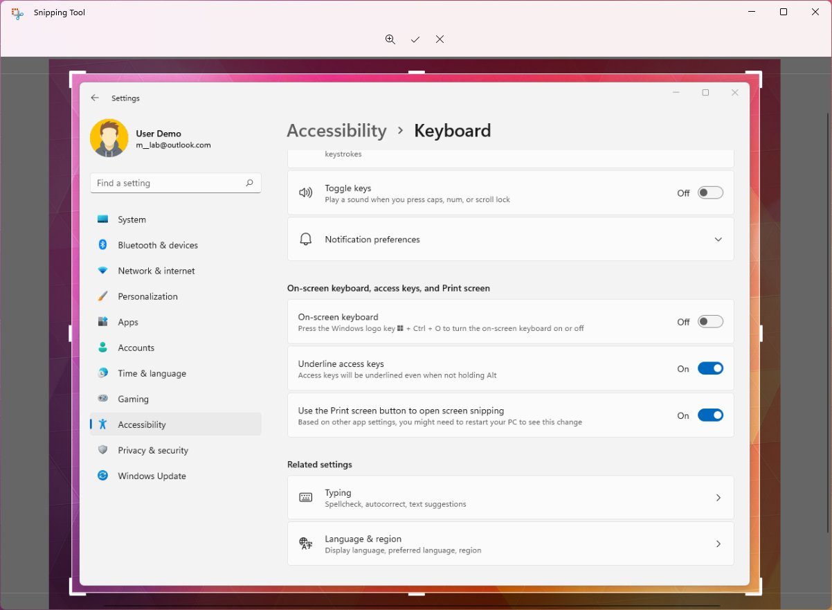 How to get started with the Snipping Tool app in Windows 11 | Windows ...