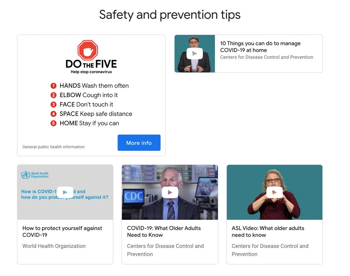 Google releases Coronavirus website and makes big changes to COVID-19 ...