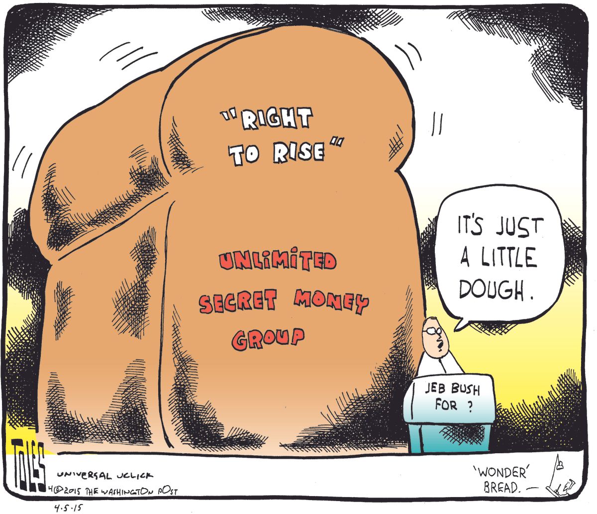 Political cartoon U.S. Jeb Bush | The Week