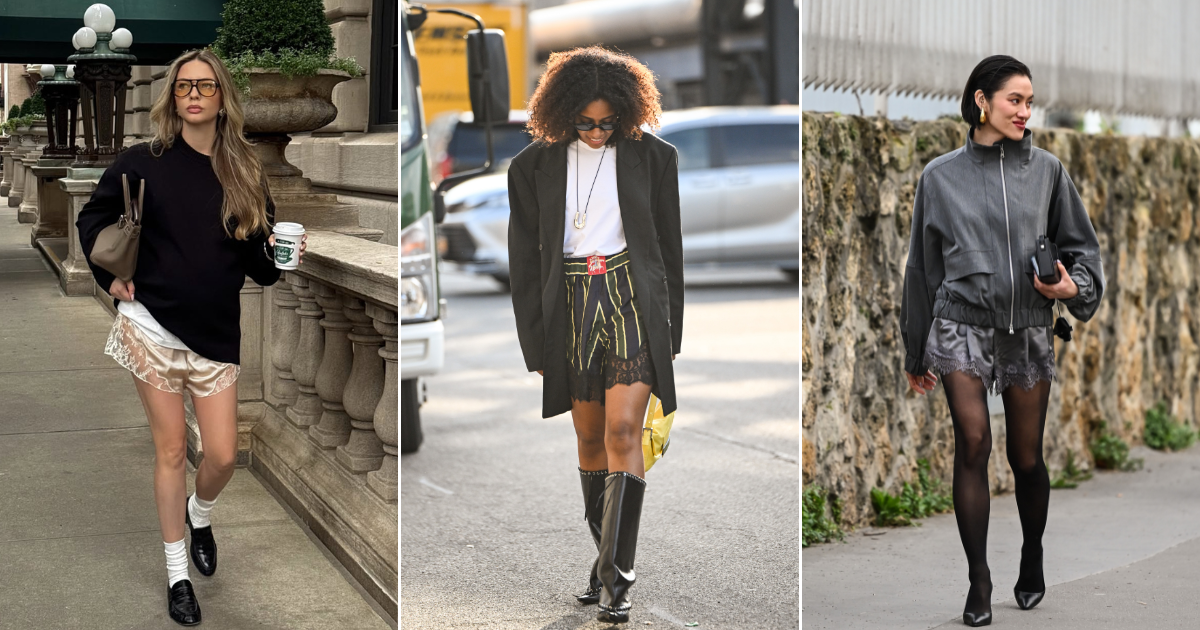 3 Grown-Up Ways To Style Lace-Trim Shorts | Marie Claire UK