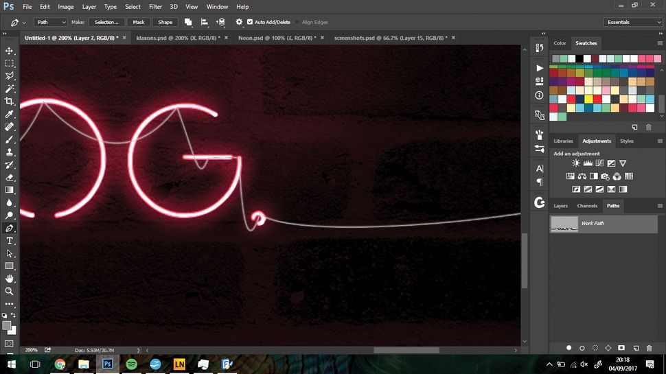 Create a glowing neon text effect | Creative Bloq