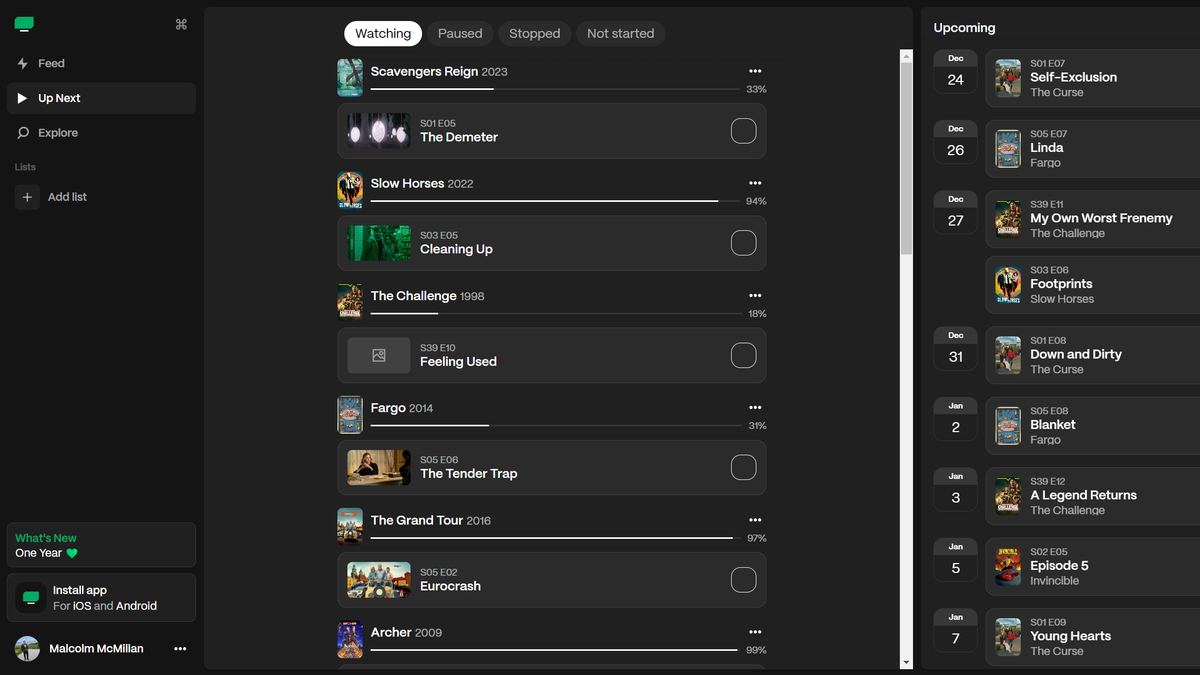 I watch a lot of TV shows — and this app helps me keep track of ...