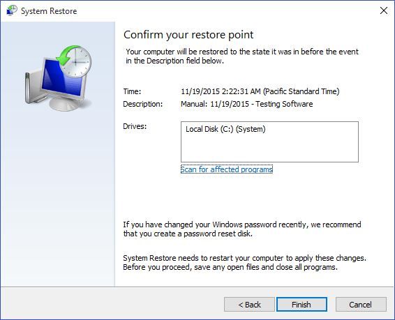 How to Restore Windows 10 to an Earlier Restore Point | Tom's Hardware