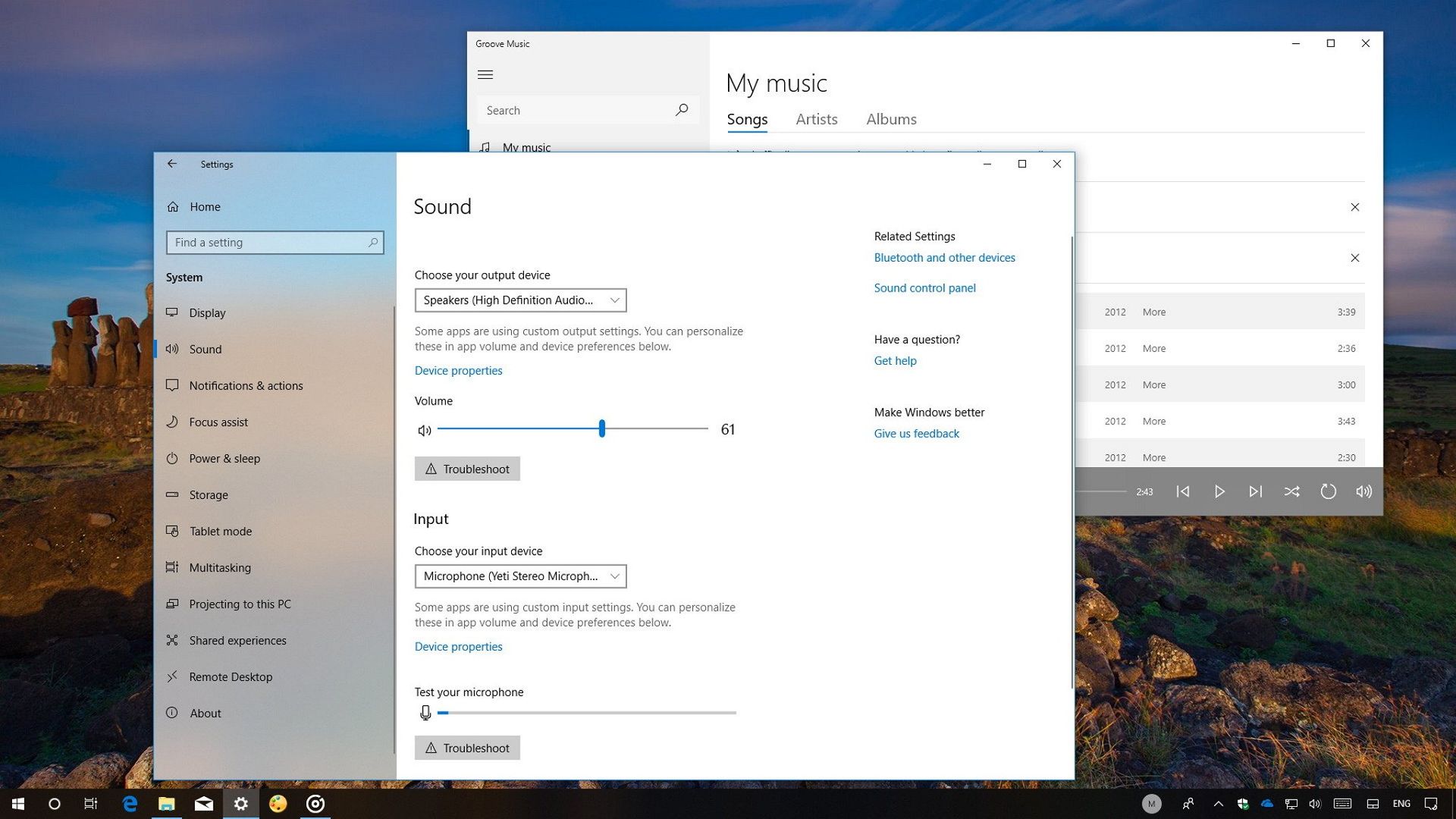 How to manage Sound settings on Windows 10 April 2018 Update | Windows ...