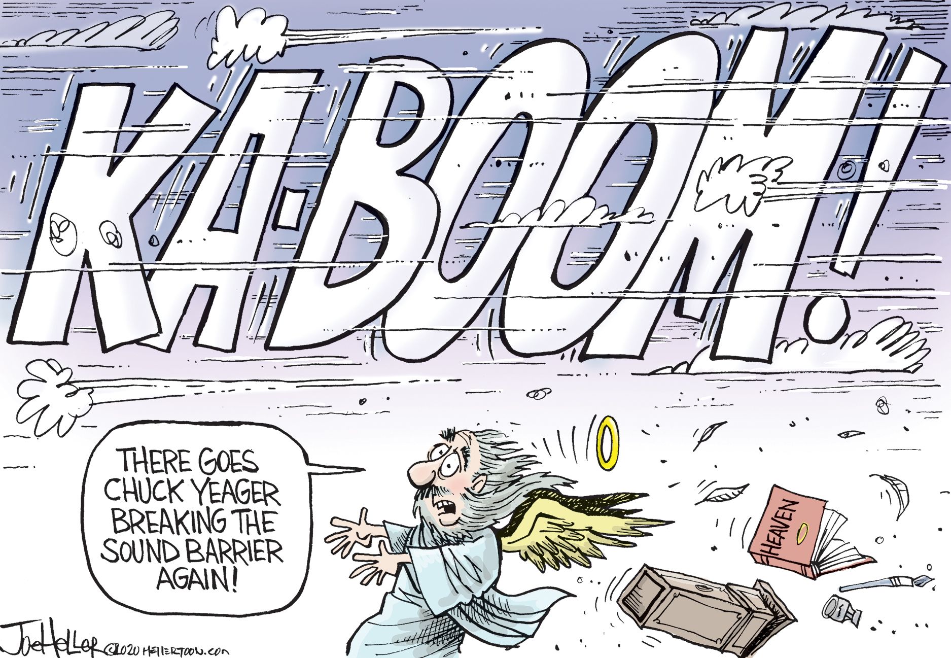 Editorial Cartoon U.S. Chuck Yeager RIP | The Week