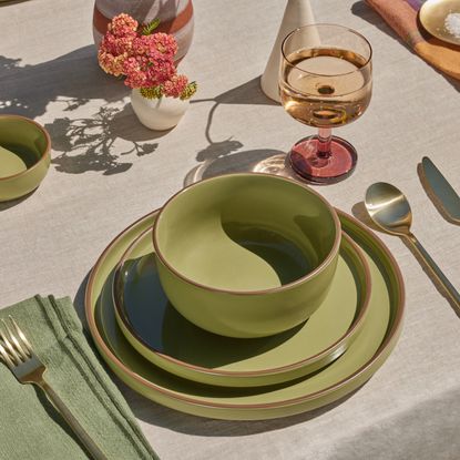Our Place's new tableware collection features this on trend colour ...