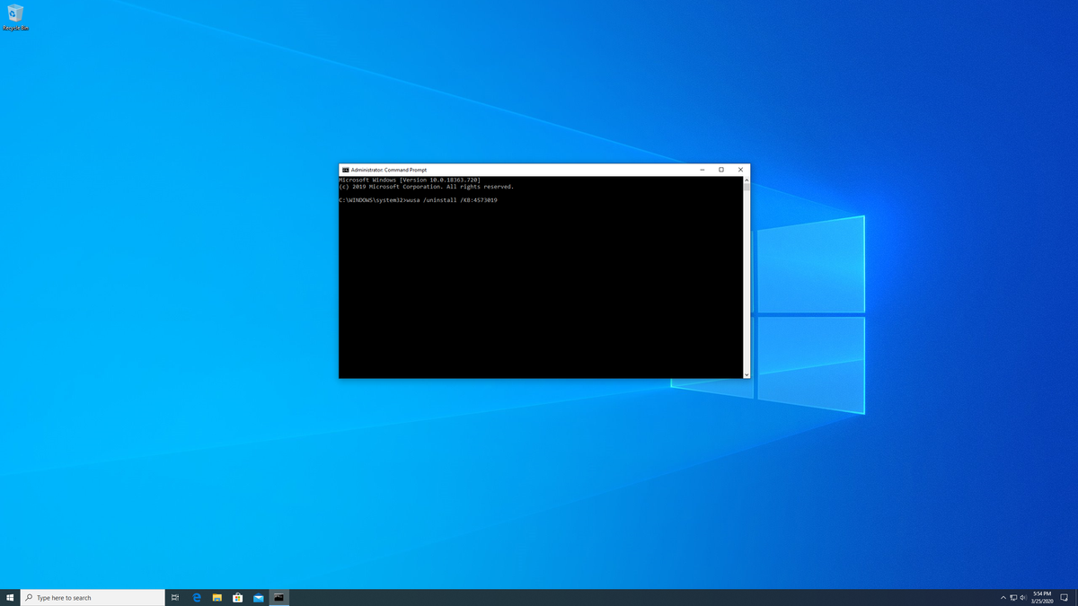 How to uninstall a Windows 10 update | TechRadar