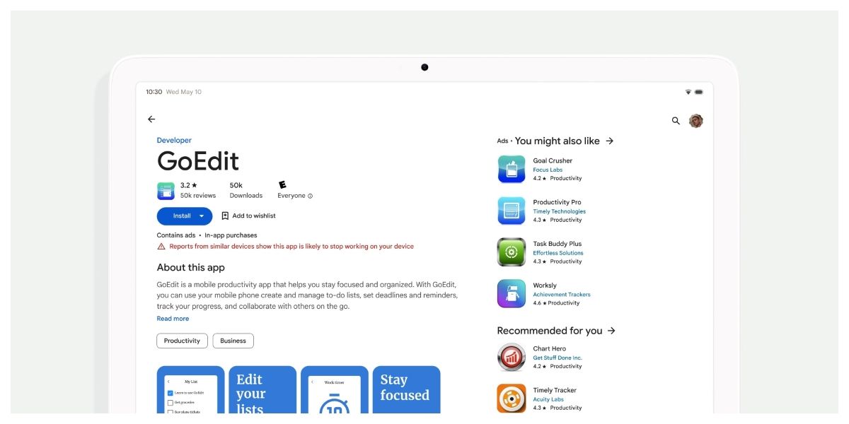 Google Play Store is getting a revamp fit for the Pixel Tablet ...