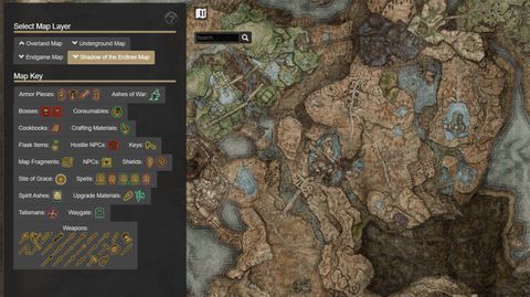 Elden Ring DLC: Full interactive map of Shadow of the Erdtree | Windows ...