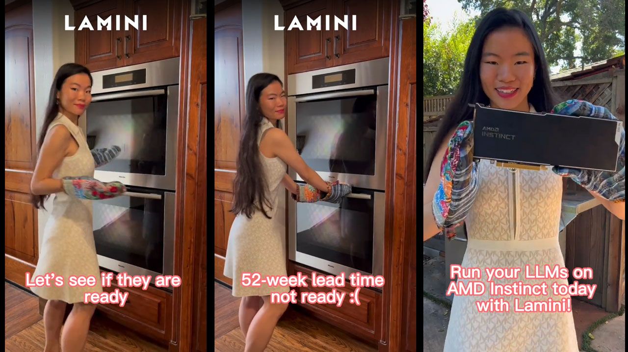 AMD's biggest AI GPU booster adds support for Nvidia, too — Lamini AI preps memory tuning for ...