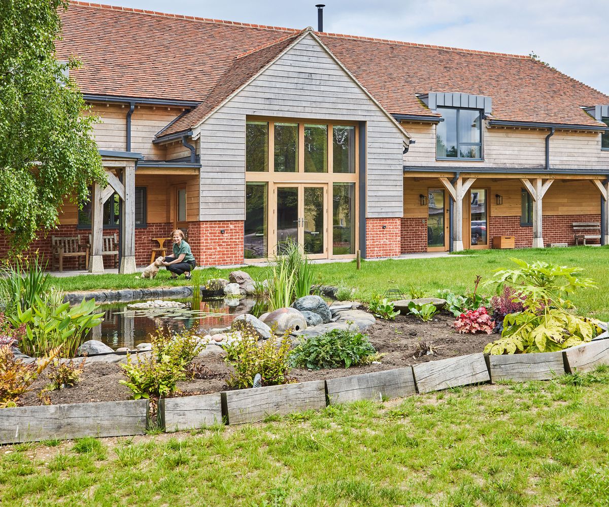 An oak frame future-proofed home built with space for all the family ...