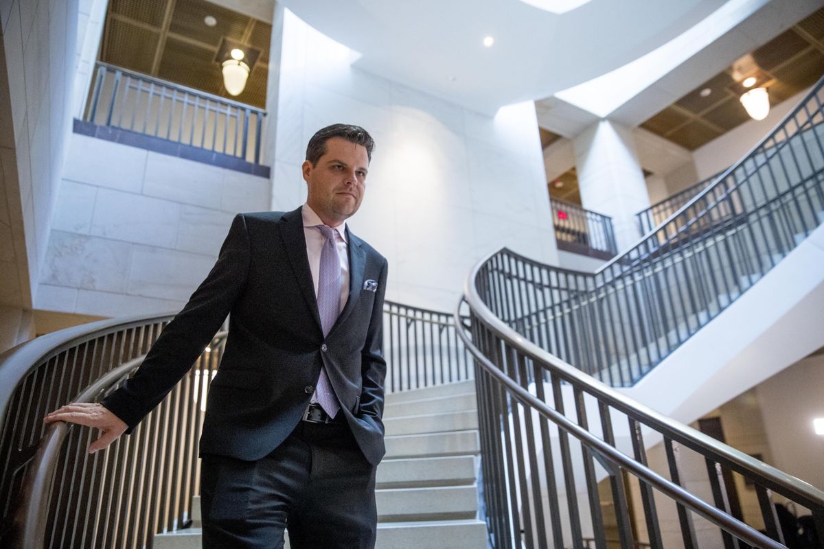 New impeachment transcript reveals moment Matt Gaetz barged into a high ...