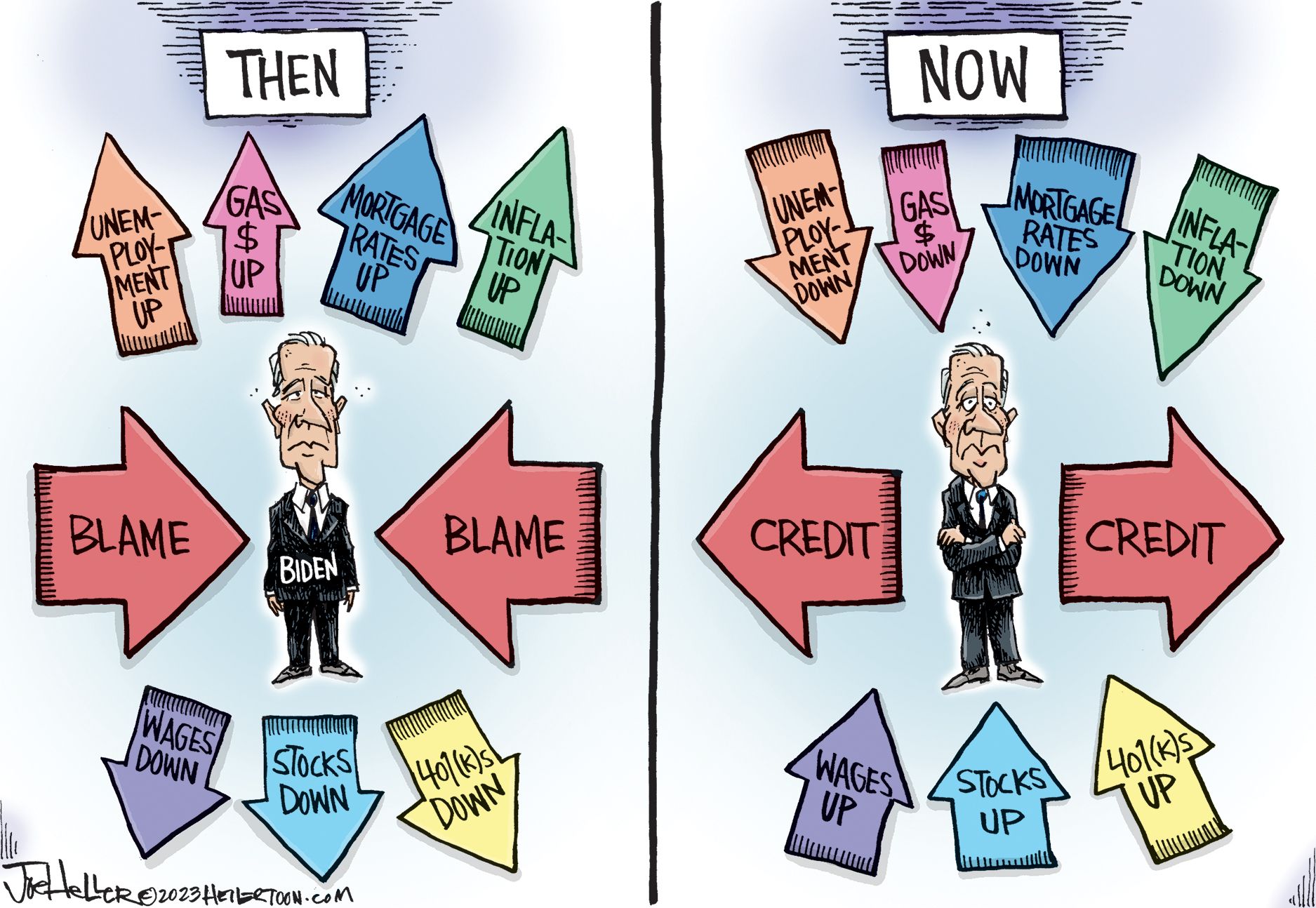 Today's political cartoons - December 15, 2023 | The Week