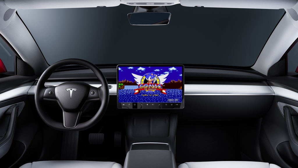 You can now play Sonic in your Tesla car | TechRadar