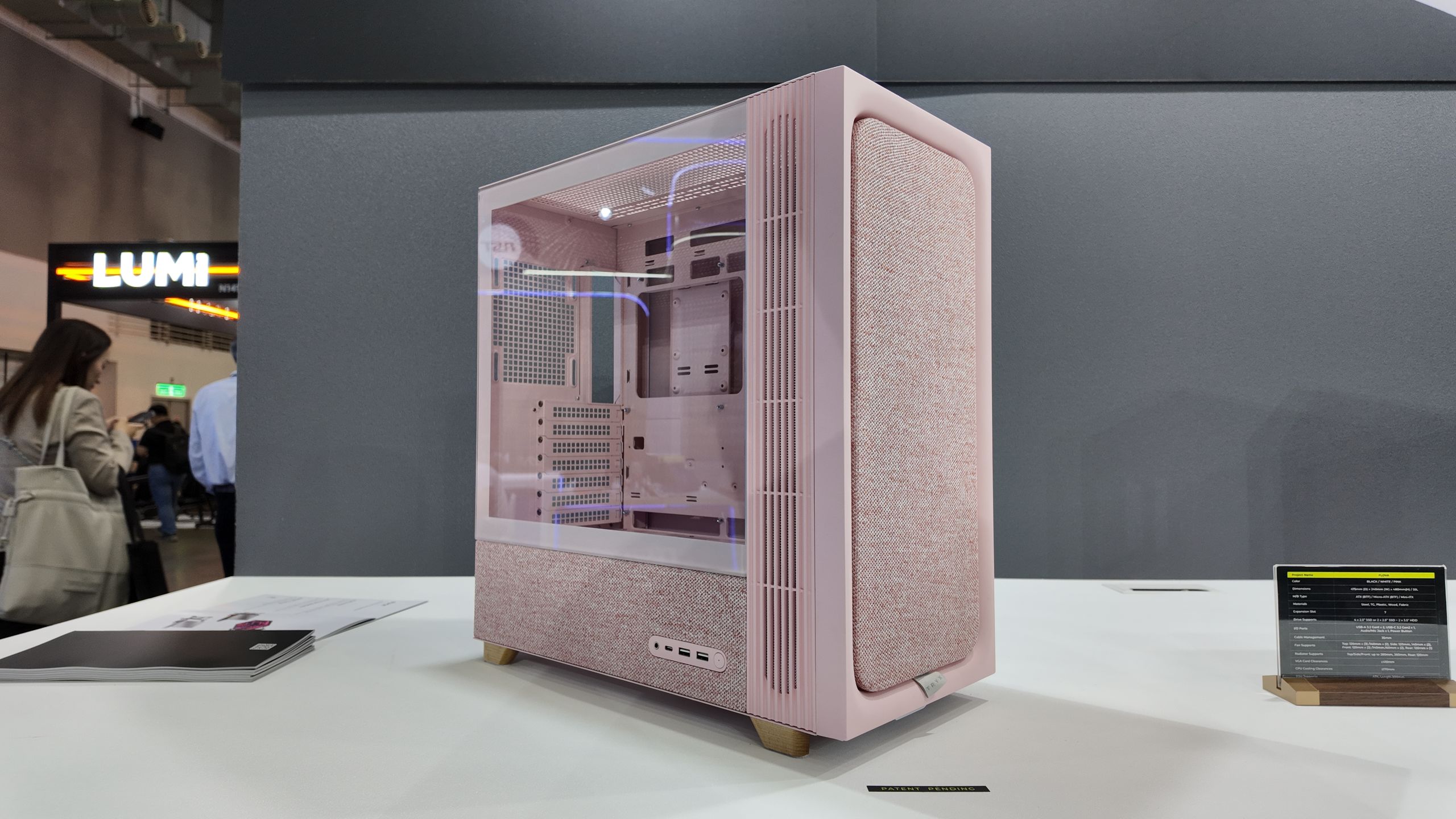 A fabric-covered PC case was not on my Computex 2025 bingo card but I'm ...