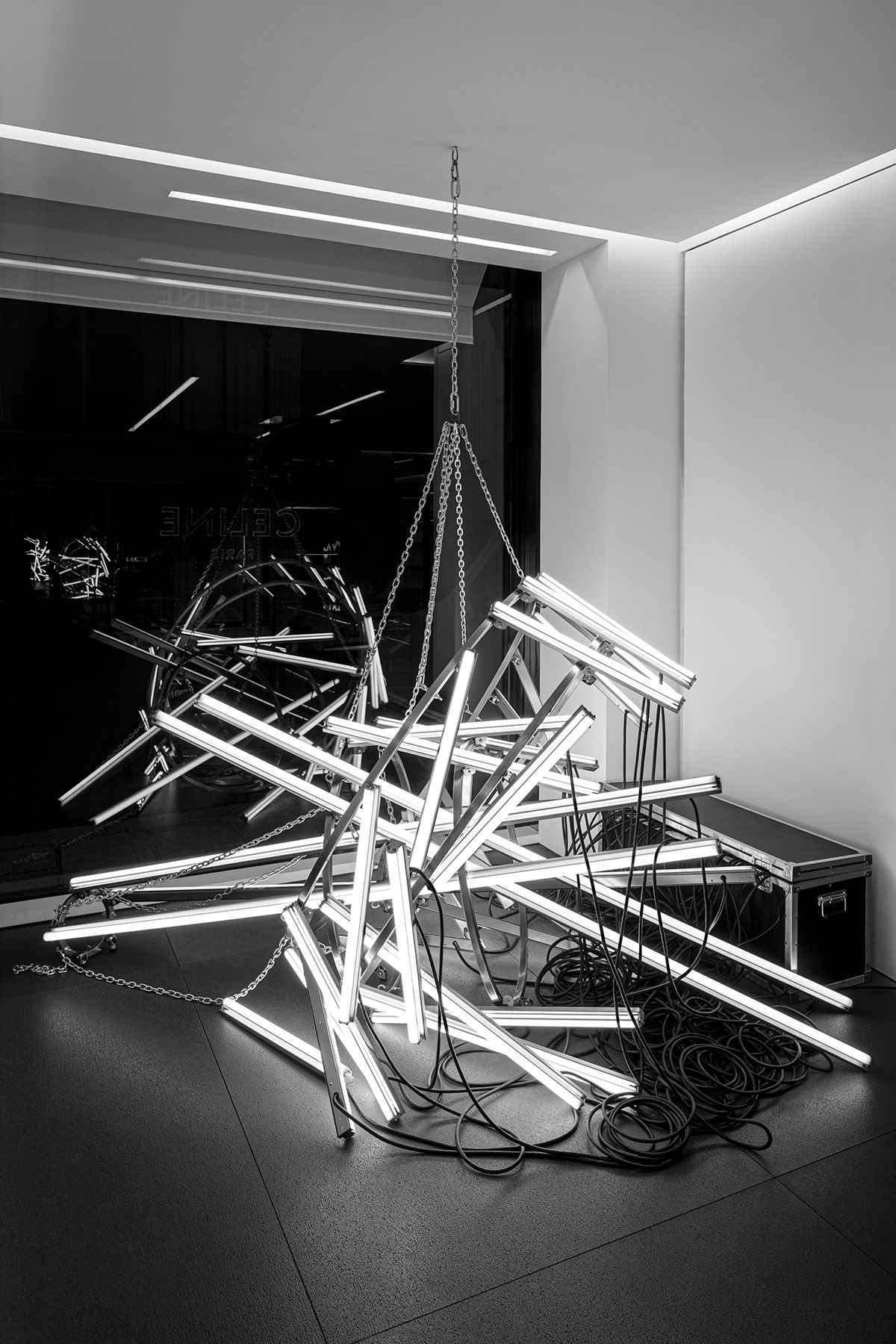 Banks Violette’s chandeliers for Celine festive windows | Wallpaper*