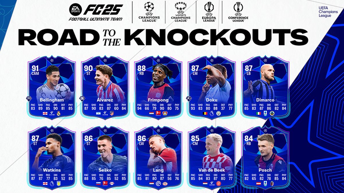FC 25 RTTK tracker and Champions League upgrades guide | GamesRadar+