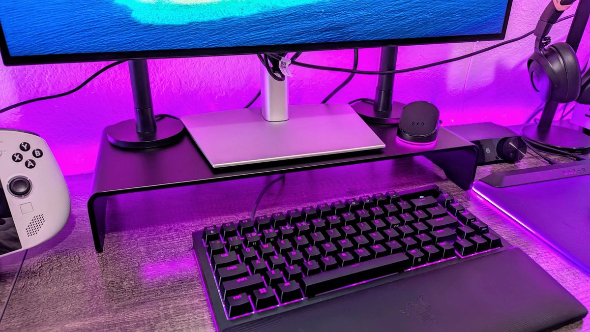 Razer Monitor Stand Chroma review: A great desk addition, but costly ...