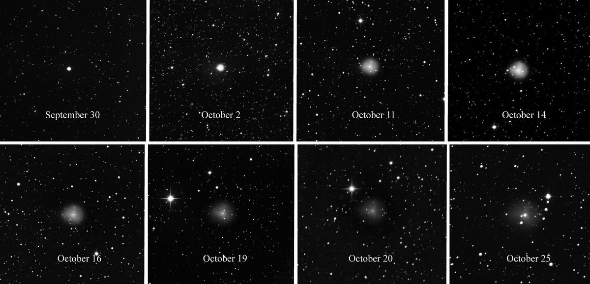Mysterious, city-size 'centaur' comet gets 300 times brighter after ...