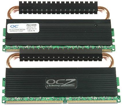OCZ Reaper HPC PC2-8500 (2x 1 GB) - Hardcore DDR2 RAM by Corsair, G ...