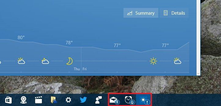 What's new in the Taskbar for Windows 10 Anniversary Update | Windows ...