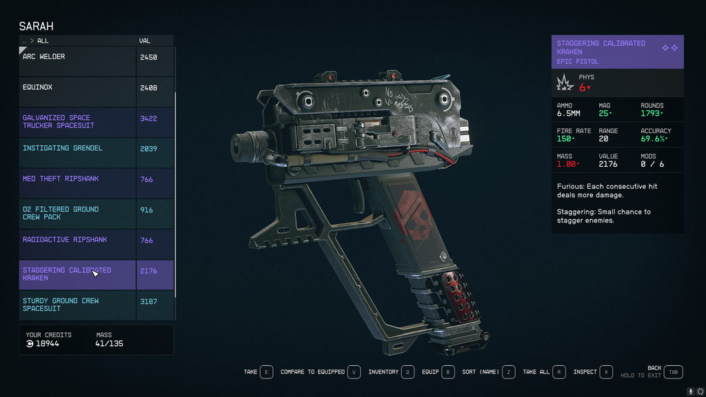 Starfield weapon tiers: How they work | PC Gamer