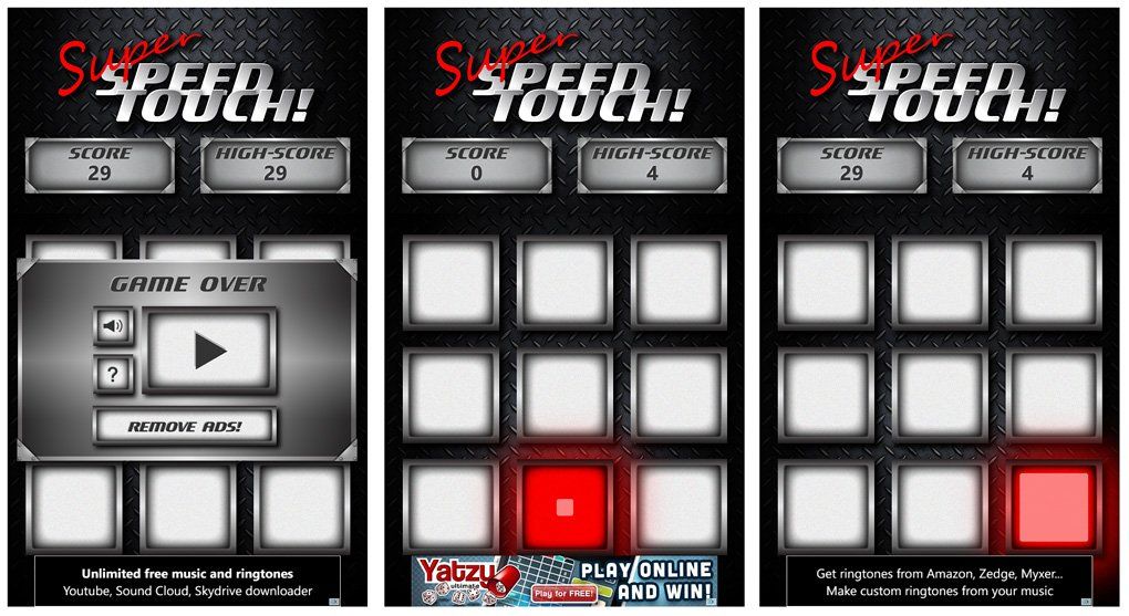 Super Speed Touch, a no-nonsense approach for testing your reflexes ...