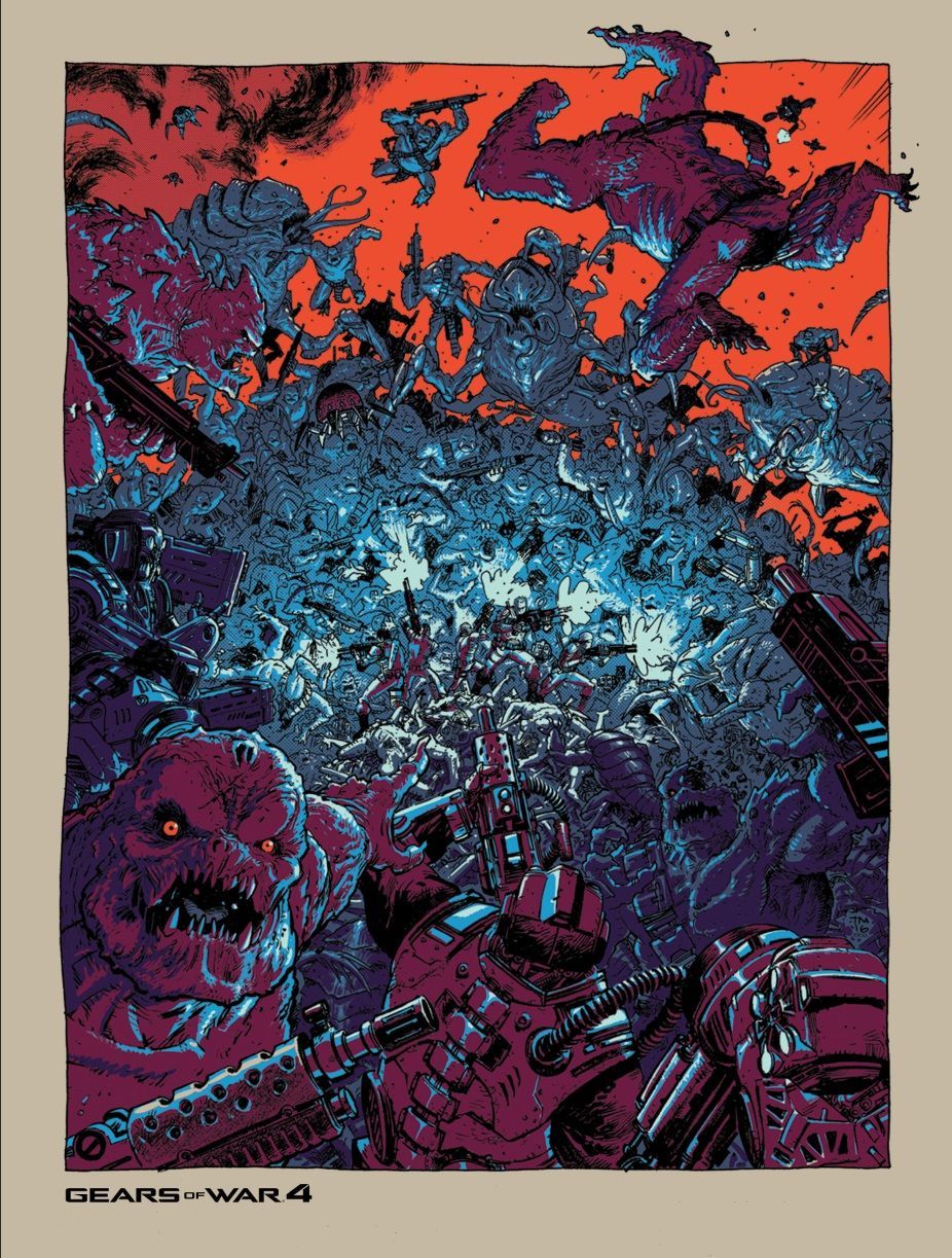 Check out the official Gears of War 4 art exhibition in LA on Oct 1-2 ...
