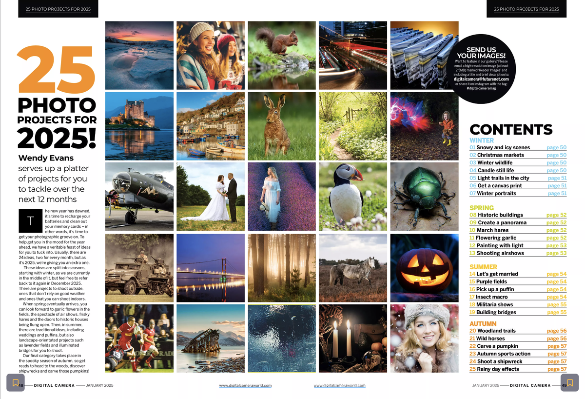 Get 14 bonus gifts with the January 2025 issue of Digital Camera ...
