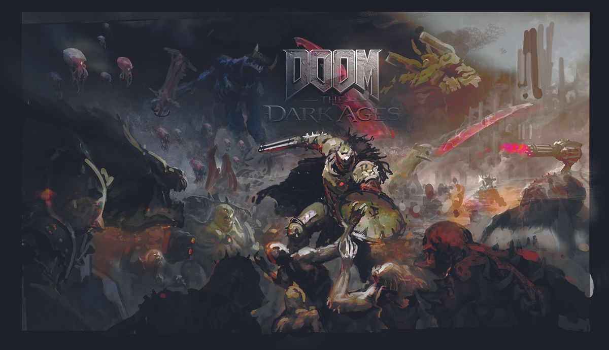 How I created the demonic video game cover art for Doom: The Dark Ages ...