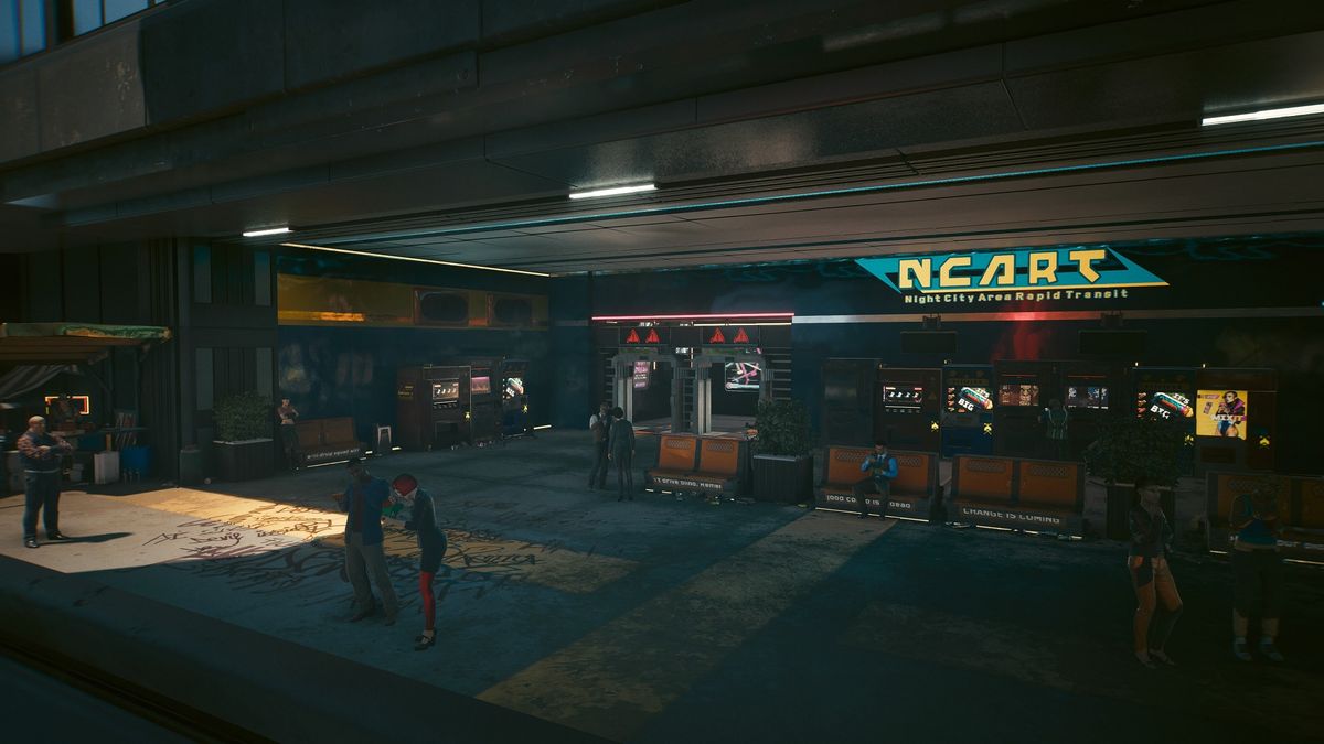 The making of Cyberpunk 2077's metro system: "From day one, we ...