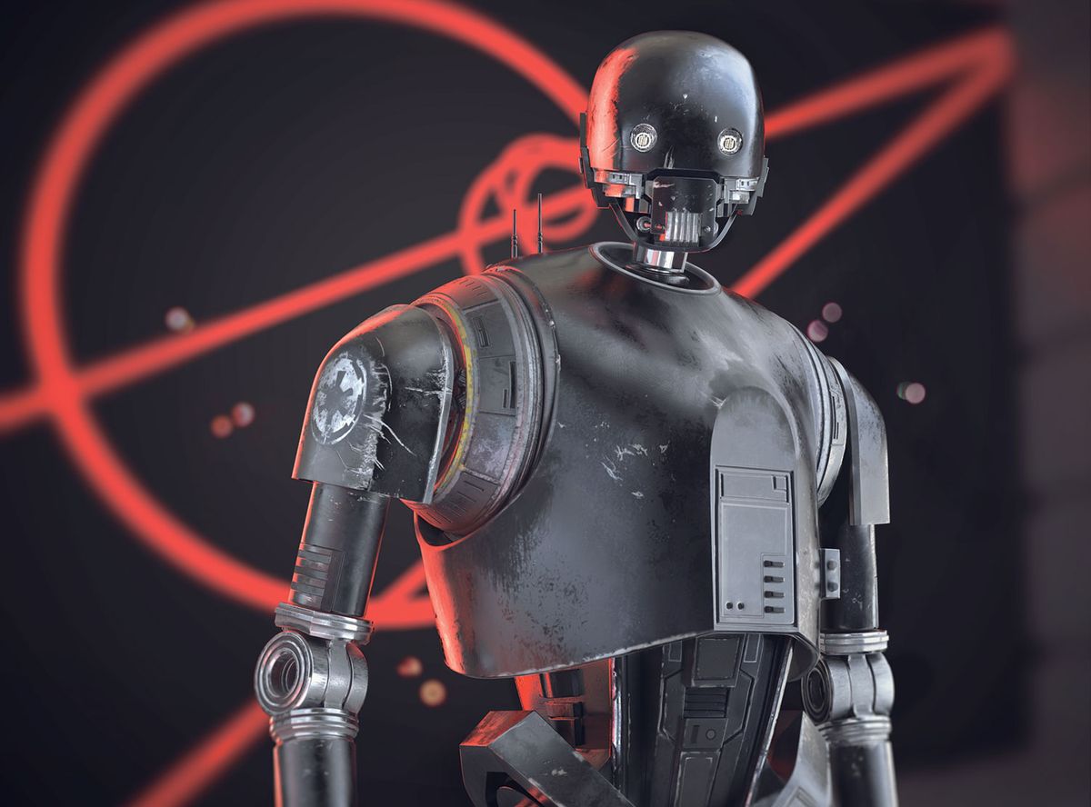 Texture an authentically worn K-2SO droid | Creative Bloq