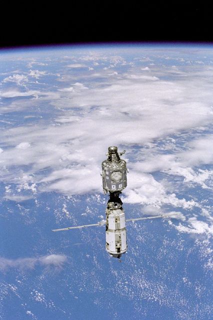 Space History Photo: View of the ISS during Flyaround | Space