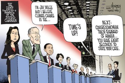 7 brutally funny cartoons about the Democratic debates | The Week