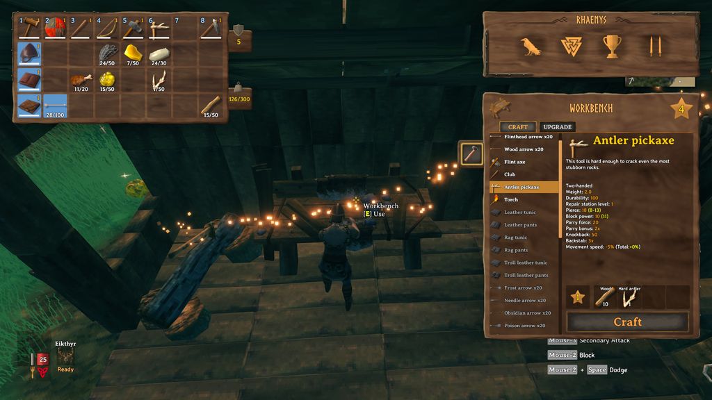 Valheim pickaxe guide: How to craft this tool | PC Gamer