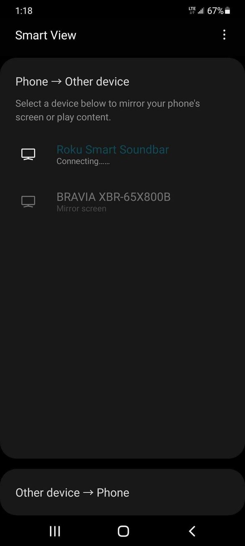 How to cast and screen mirror from your phone to a Roku device ...