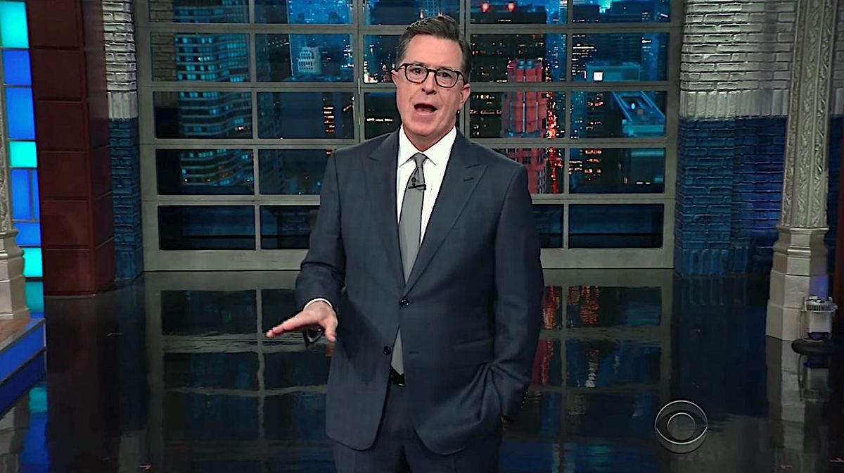 Stephen Colbert gets biblical on Roy Moore, on a night when Louis C.K ...
