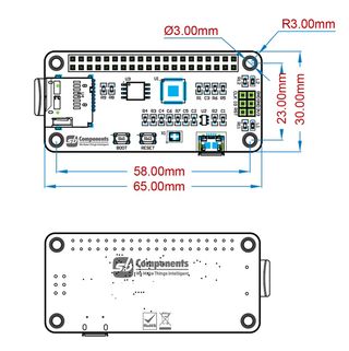 Raspberry Pi RP2040 StackyPi is Pi Zero Sized and Supports HATs | Tom's Hardware