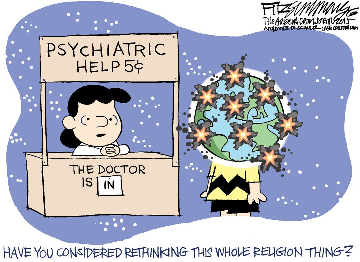 Editorial cartoon World Terrorism Religion Peanuts | The Week