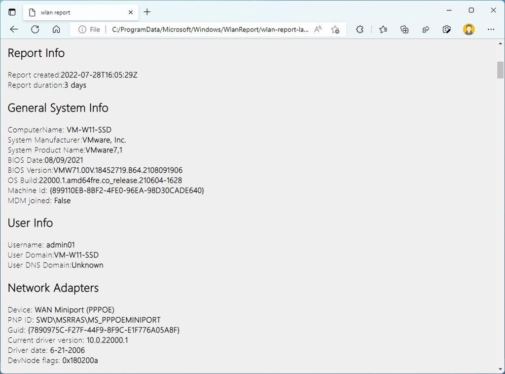 How to generate a Wi-Fi report on Windows 11 | Windows Central