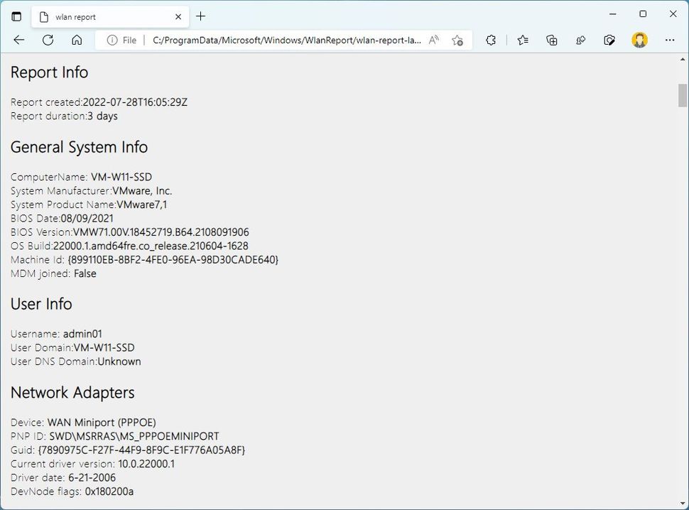 How to generate a Wi-Fi report on Windows 11 | Windows Central