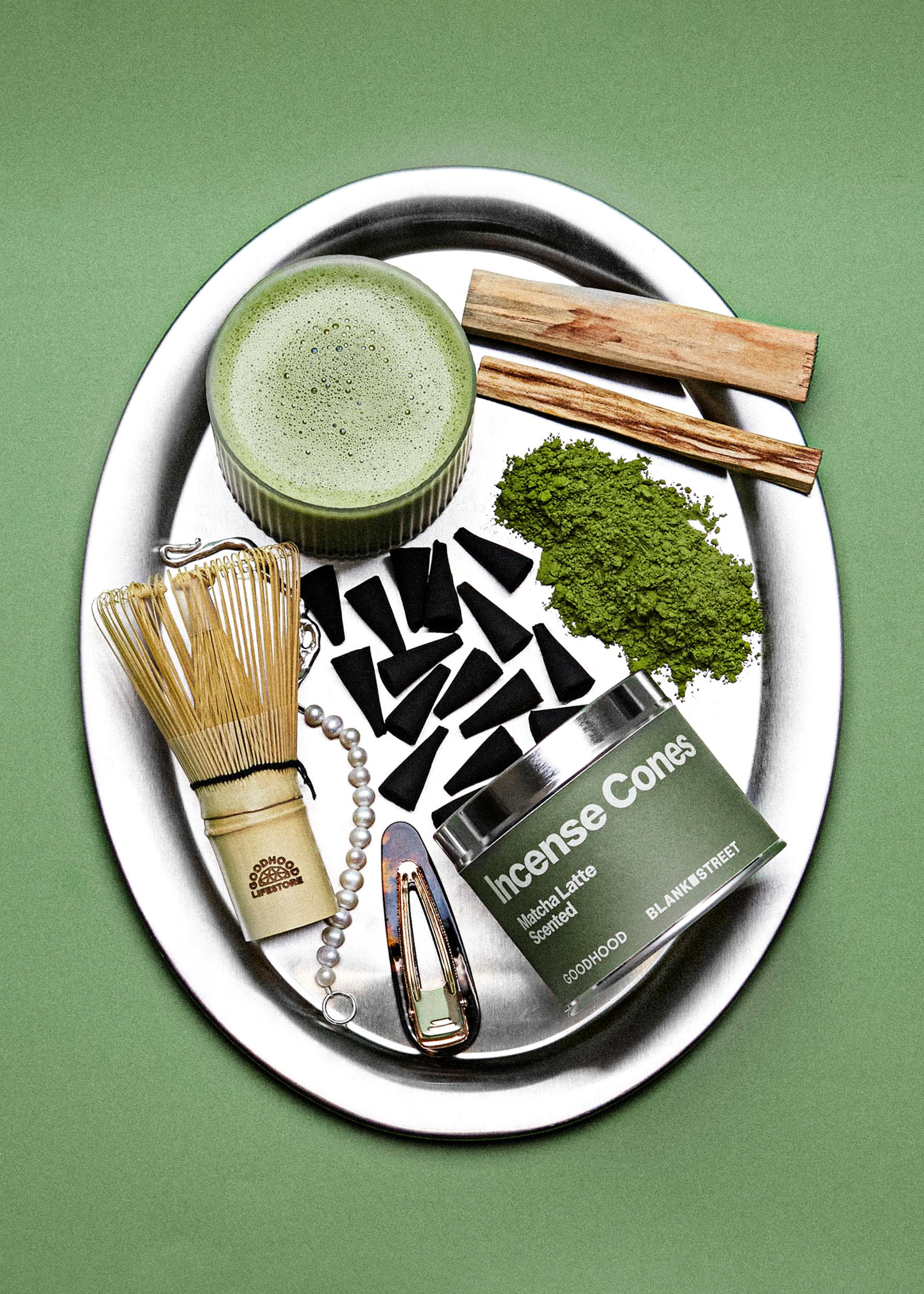 Blank Street x Goodhood Launches Matcha Latte Incense Cones | Livingetc