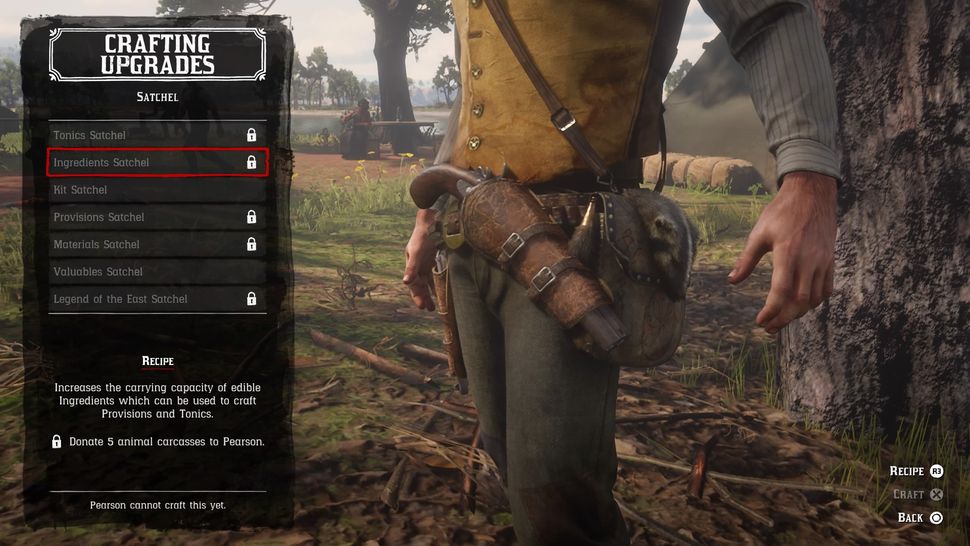 Red Dead Redemption 2 Satchel upgrades: How to craft satchels to ...