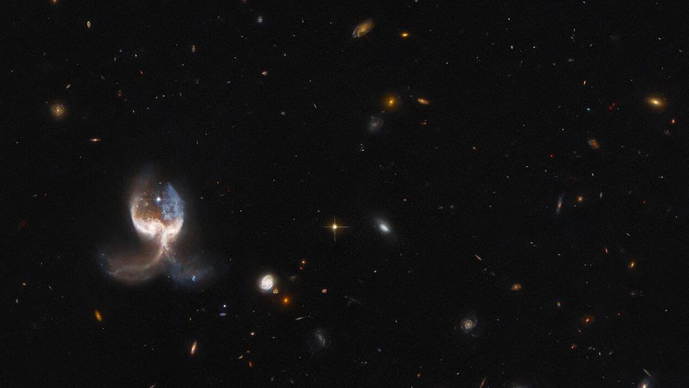 Stunning Hubble Space Telescope image shows 'galactic wings' from ...