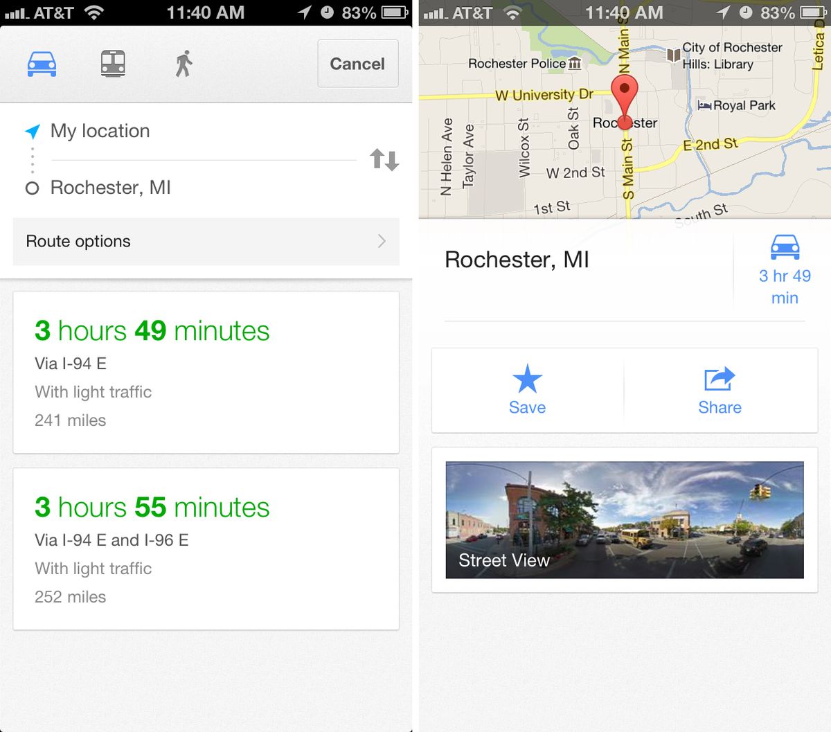 Google Maps vs Apple Maps update | iMore