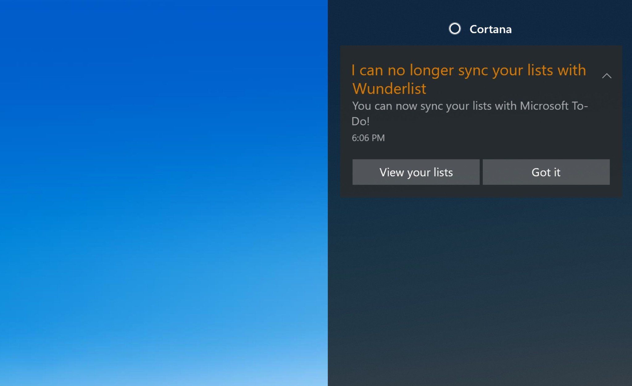 Cortana no longer works with Wunderlist | Windows Central