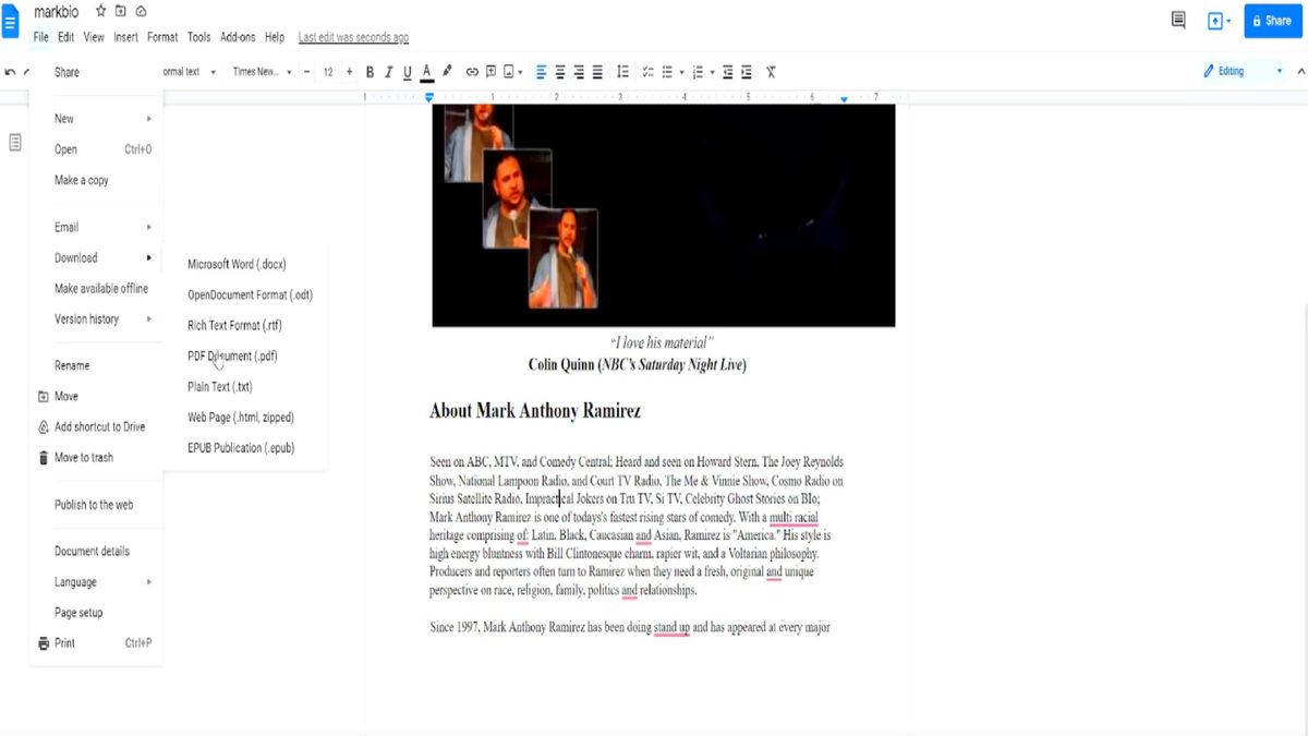 How to edit a PDF in Google Docs | Laptop Mag