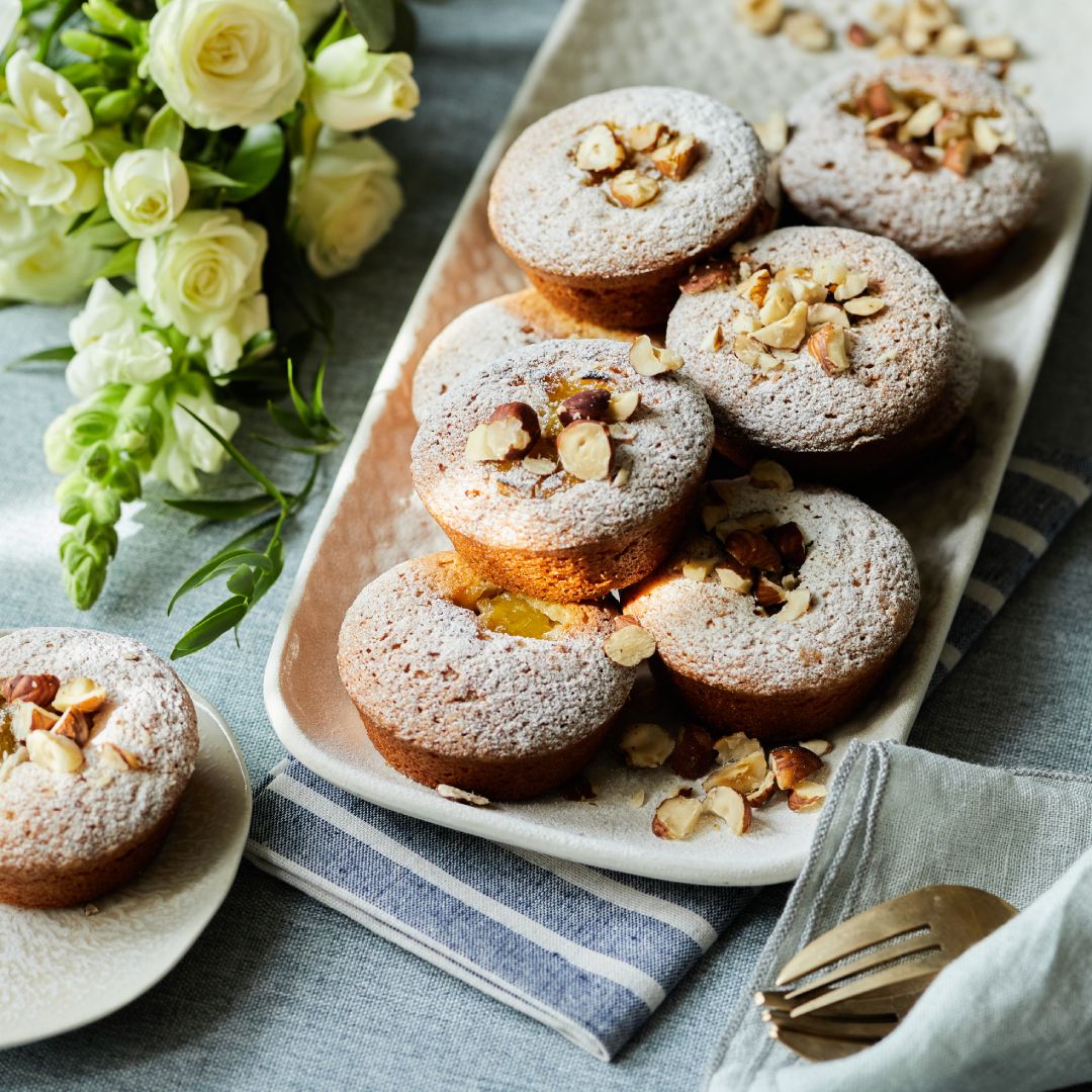 Friands with gooseberry and hazelnut | Woman & Home