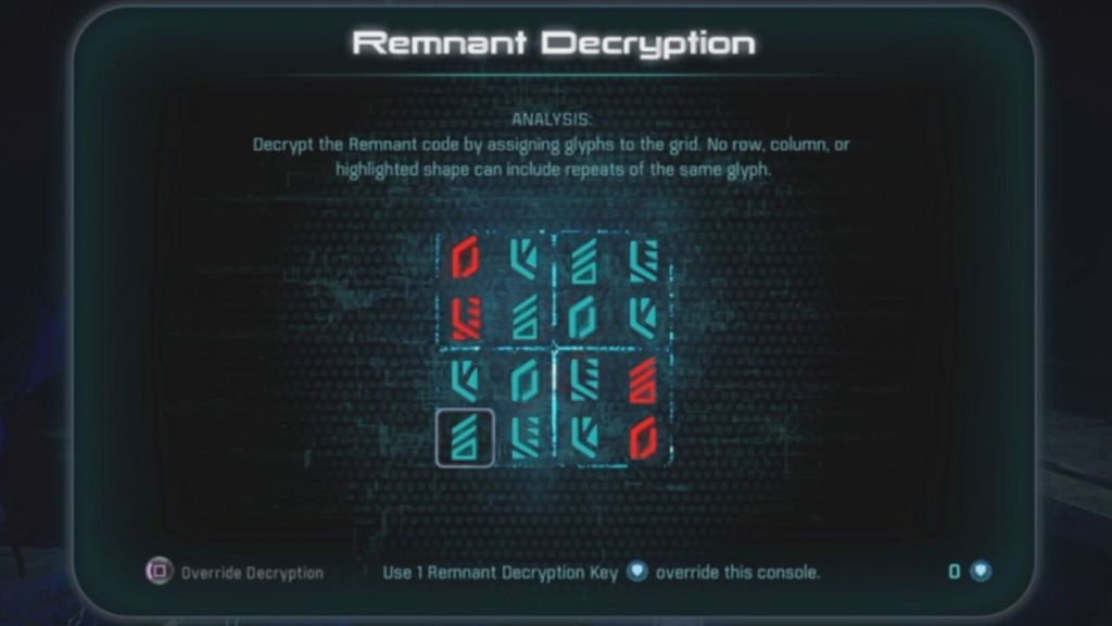 Mass Effect Andromeda Remnant Decryption glyph puzzle solutions guide ...