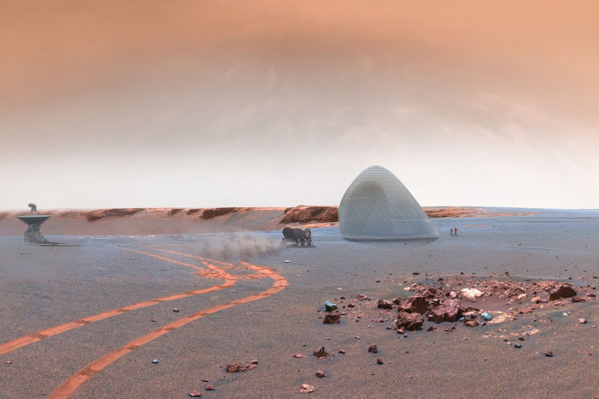 Mars Ice House: Tour a Concept Martian Home in Pictures | Space
